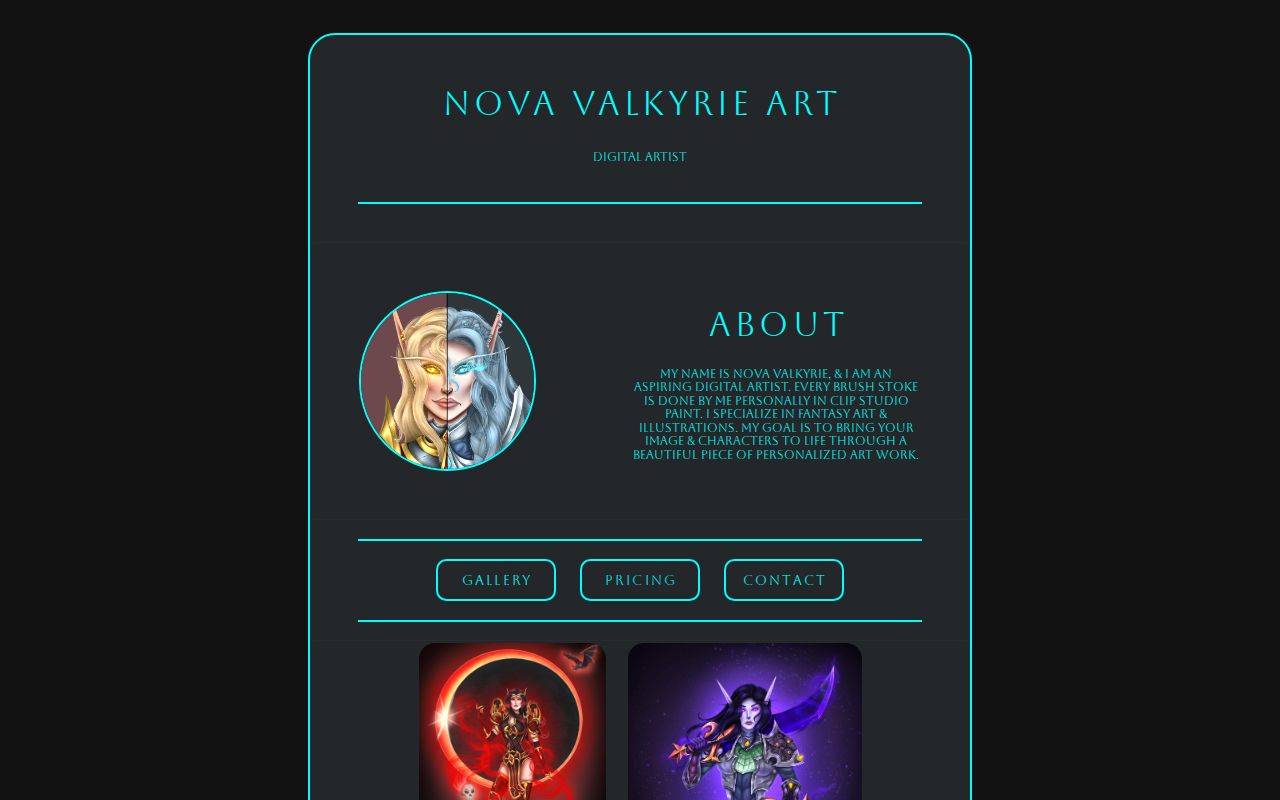 Nova Valkyrie Art